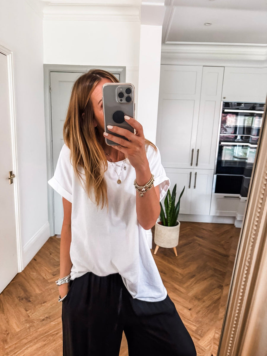 Cap Sleeve Boxy T-Shirt – MOO BOU